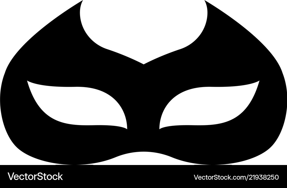 Halloween cartoon mask Royalty Free Vector Image