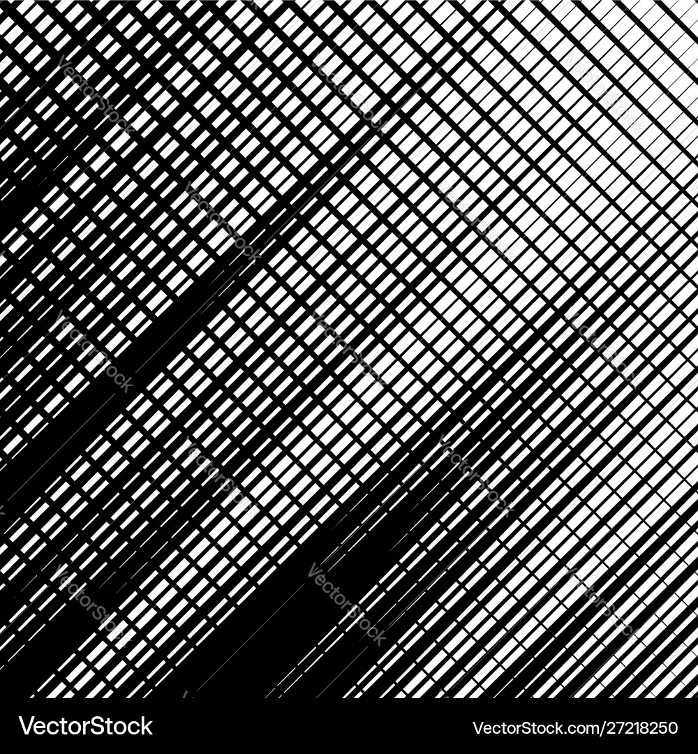 Skew diagonal oblique lines grid meshcellular Vector Image