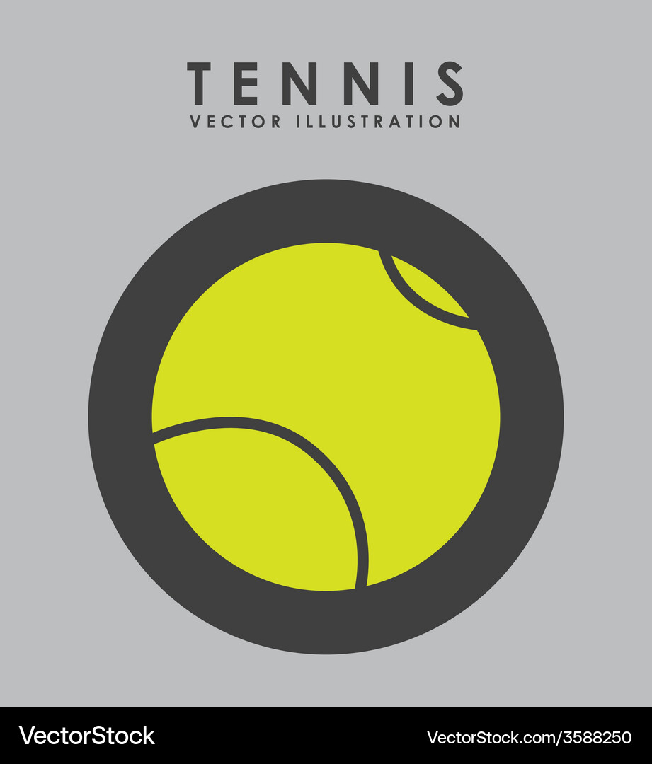 Tennis sport Royalty Free Vector Image - VectorStock