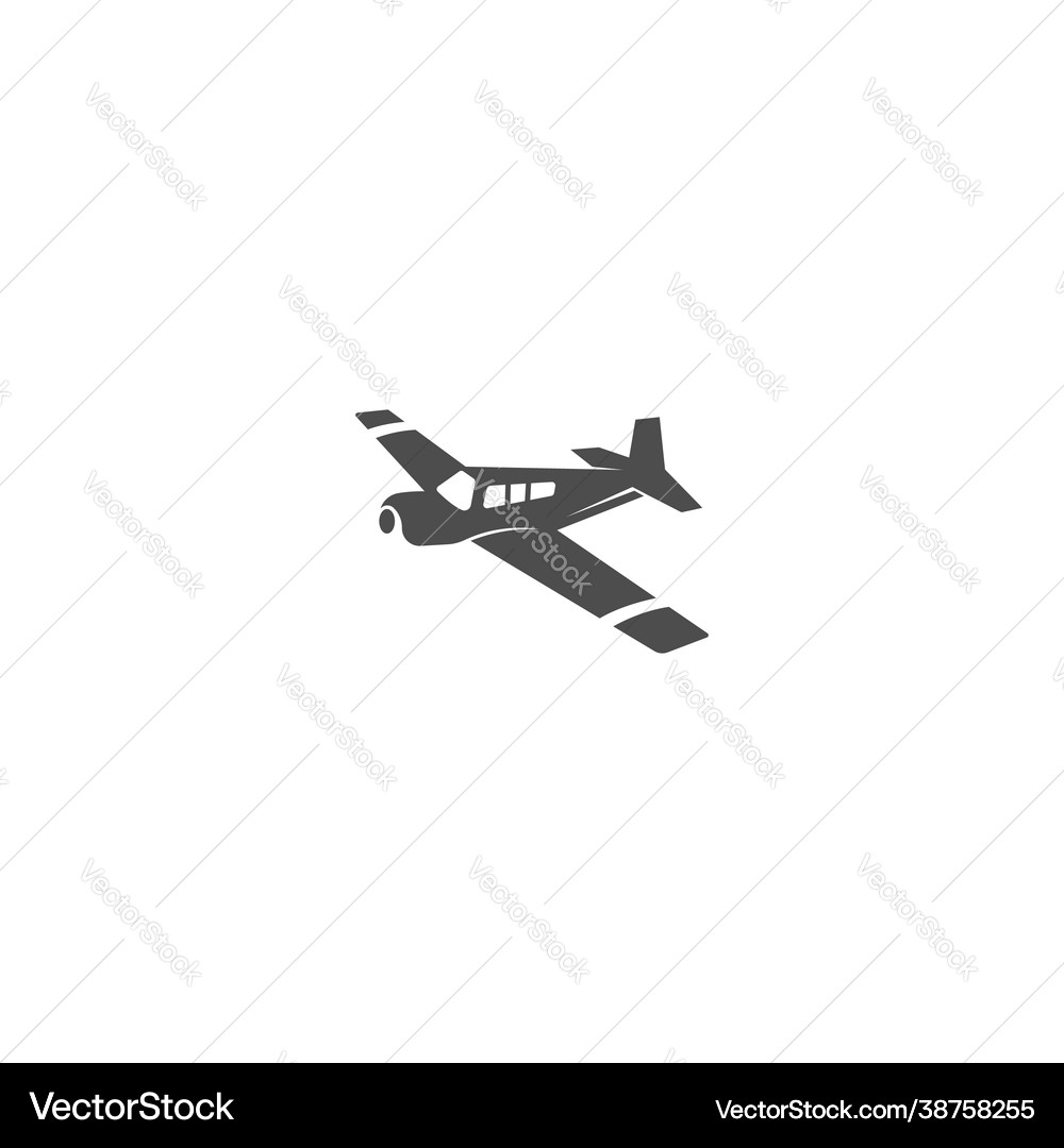 Small Airplane Logo