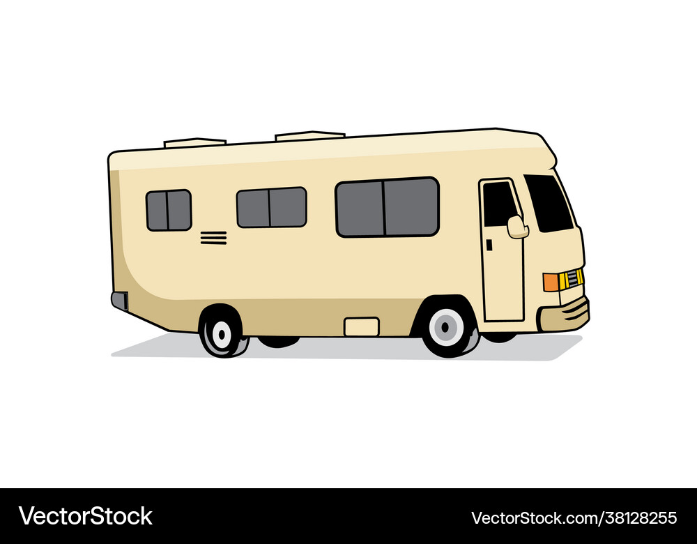 Rv recreational vehicle design Royalty Free Vector Image
