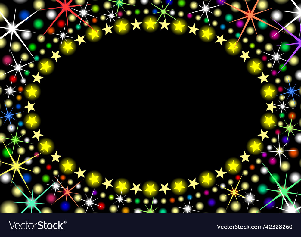 Star frame Royalty Free Vector Image - VectorStock