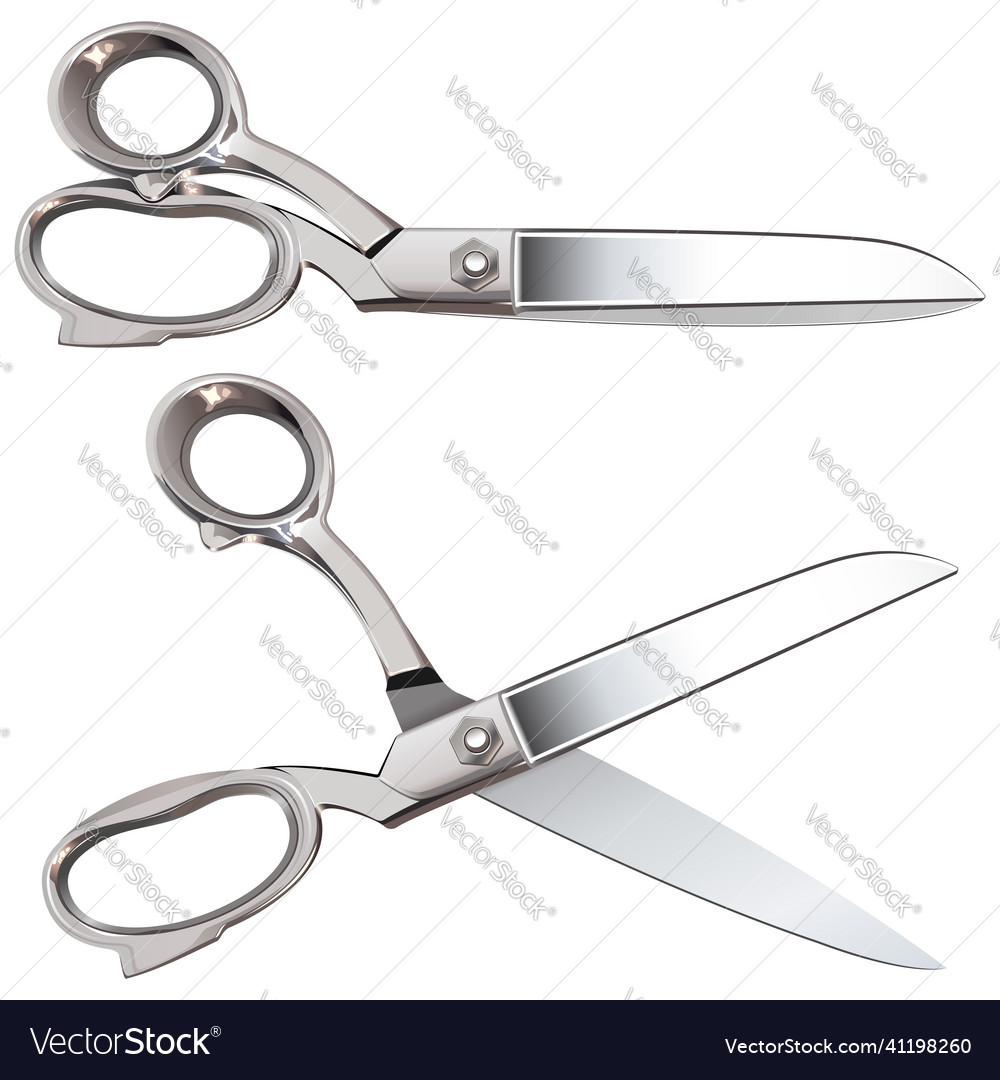 Tailor scissors Royalty Free Vector Image - VectorStock