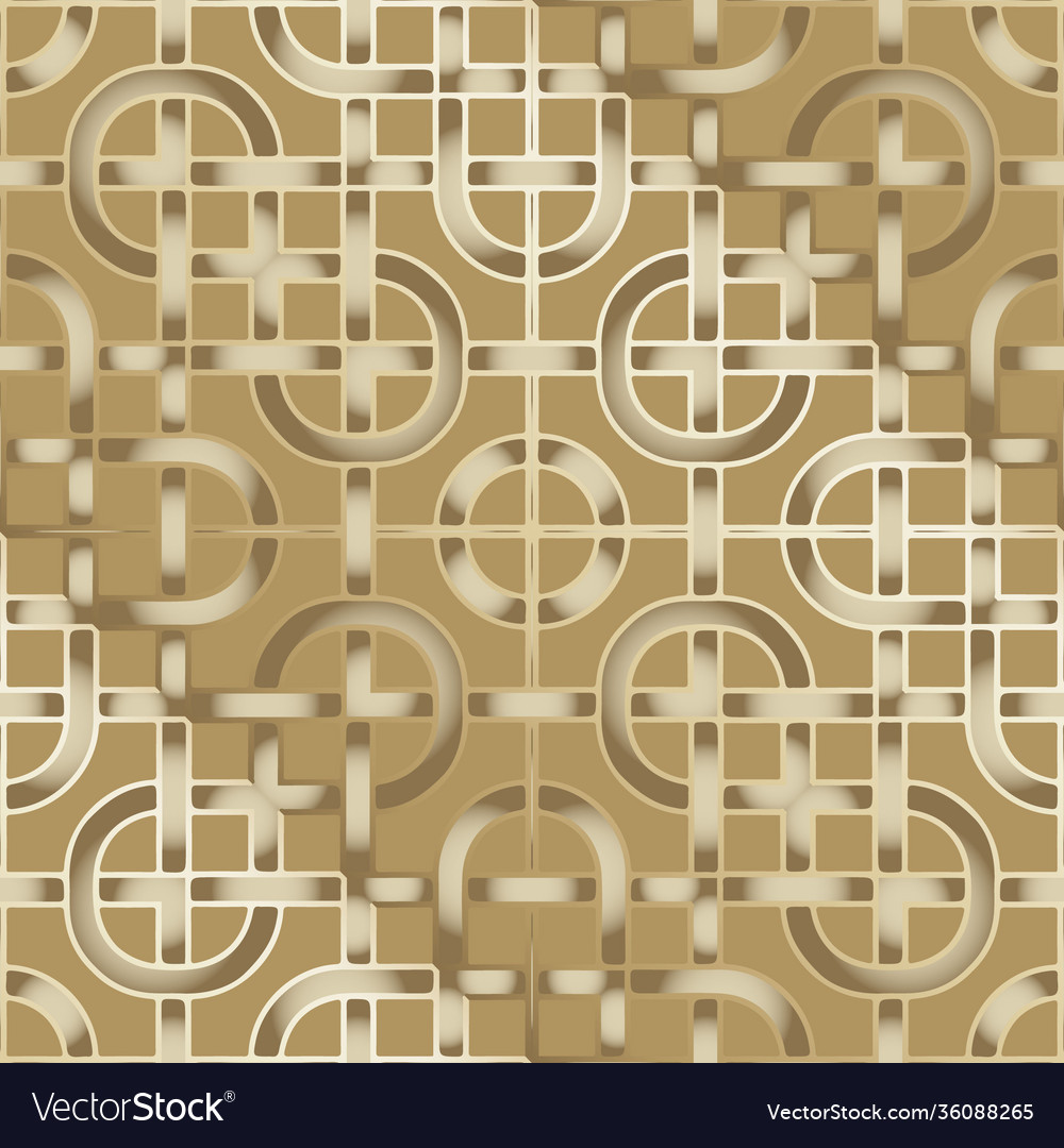Grid seamless pattern celtic style background Vector Image