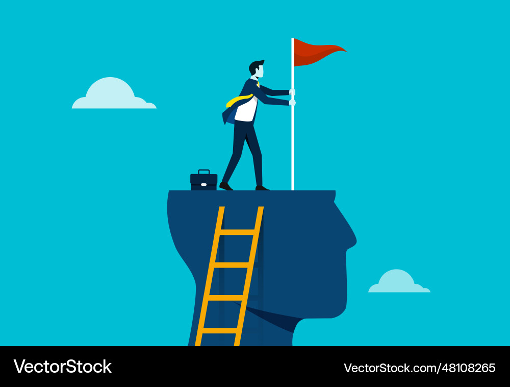 Growth and career development for success mentor Vector Image