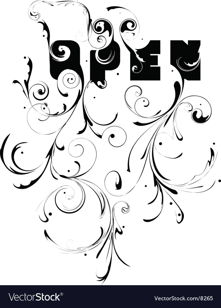 Pattern open Royalty Free Vector Image - VectorStock