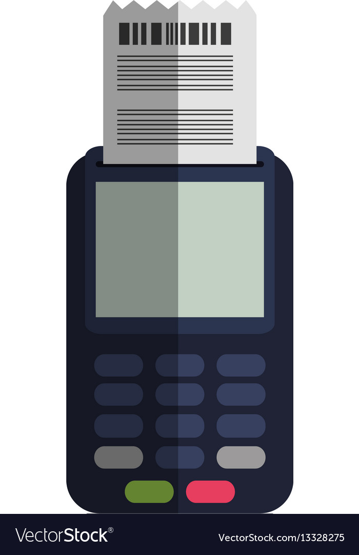 Dataphone device icon Royalty Free Vector Image