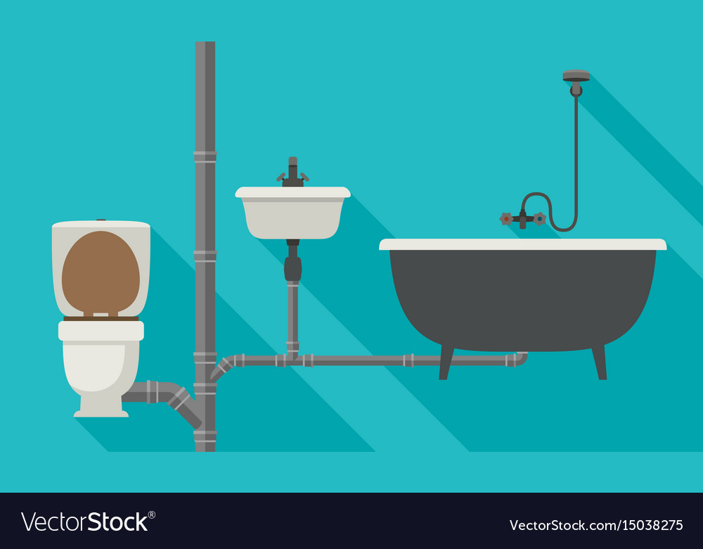 Engineering sewer system Royalty Free Vector Image