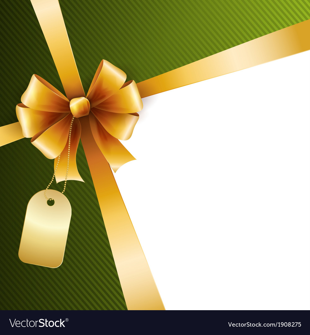Gift bow Royalty Free Vector Image - VectorStock