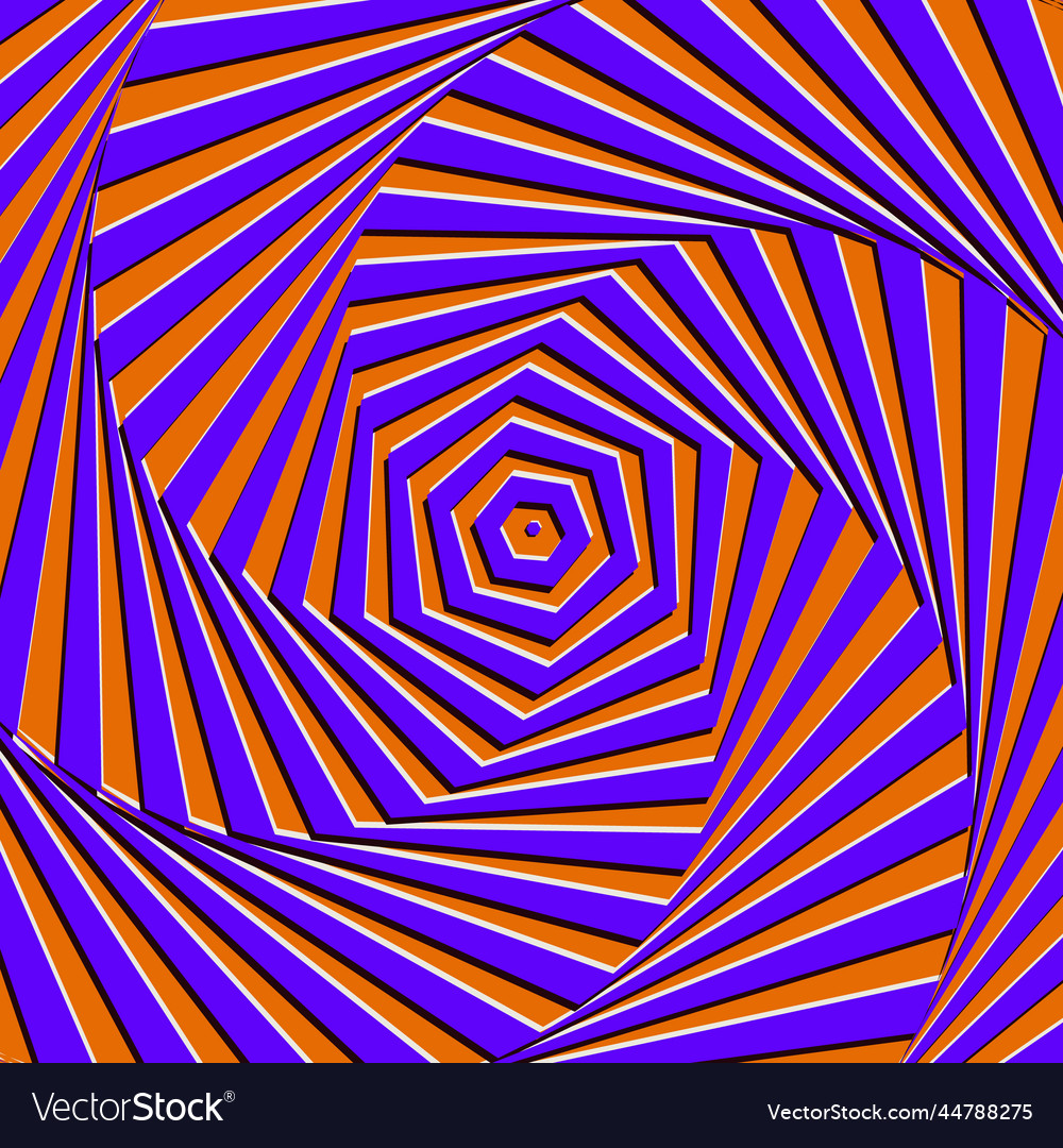 Optical illusion seamless pattern moving visual Vector Image