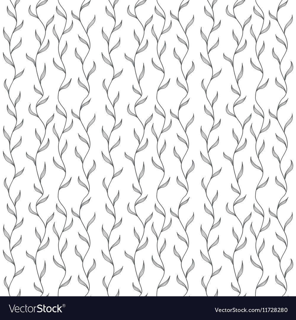 Leaves seamless pattern set Royalty Free Vector Image