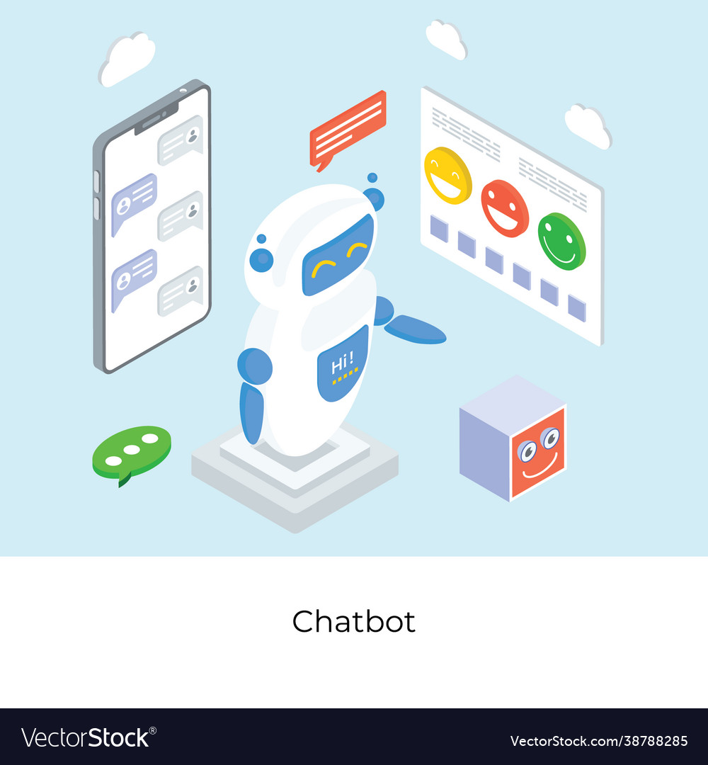 Chatbot Royalty Free Vector Image - VectorStock