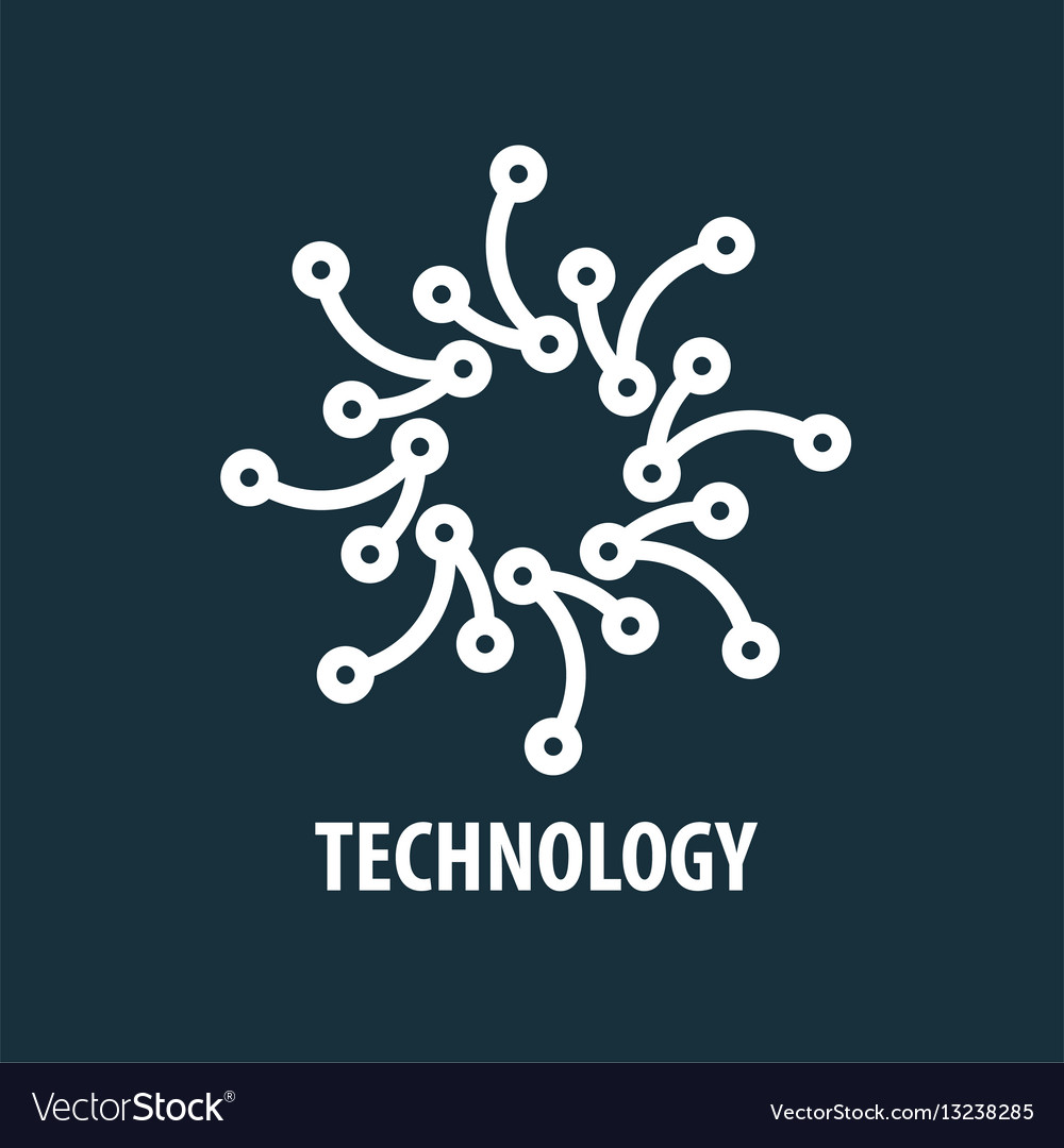 Logo technology Royalty Free Vector Image - VectorStock