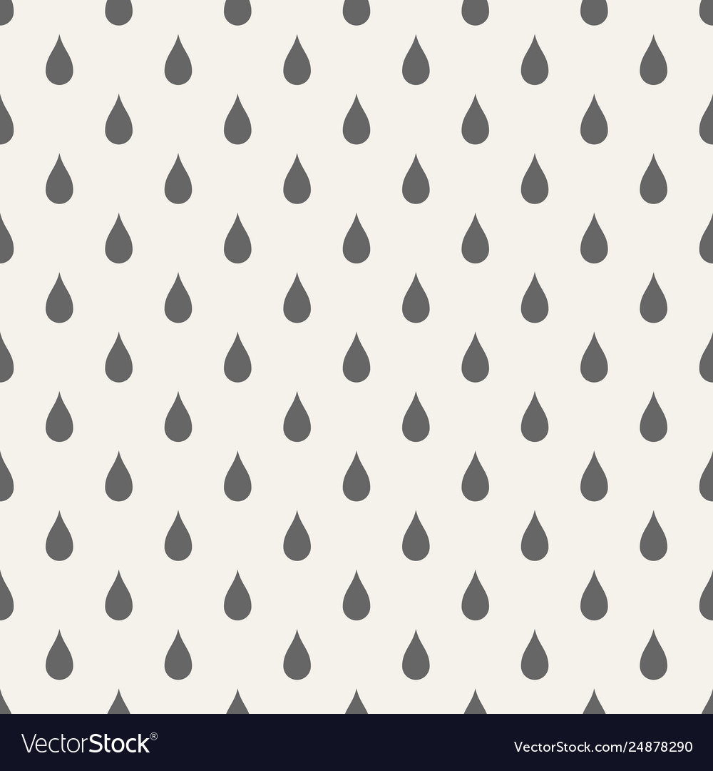 Abstract seamless pattern raindrops Royalty Free Vector