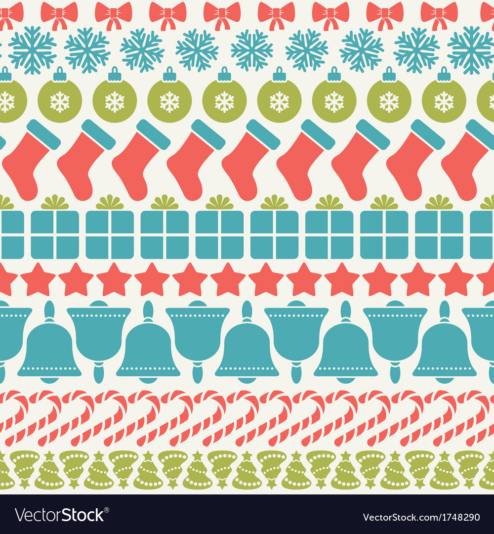 Christmas pattern Royalty Free Vector Image - VectorStock