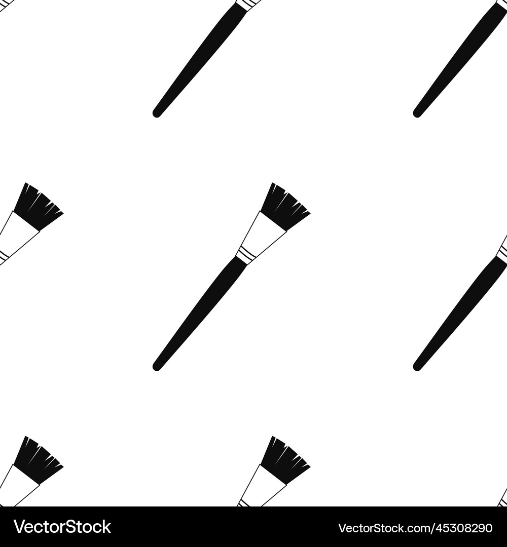 Flat hand drawn seamless pattern Royalty Free Vector Image