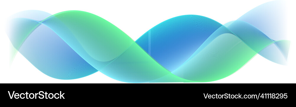 Wavy chiffon fabric flying semi transparent Vector Image