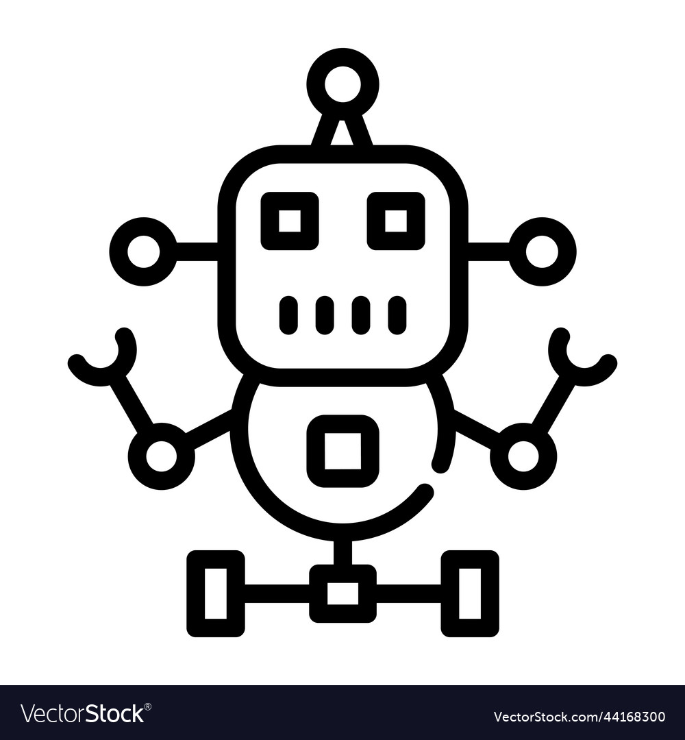 Bot Royalty Free Vector Image Vectorstock
