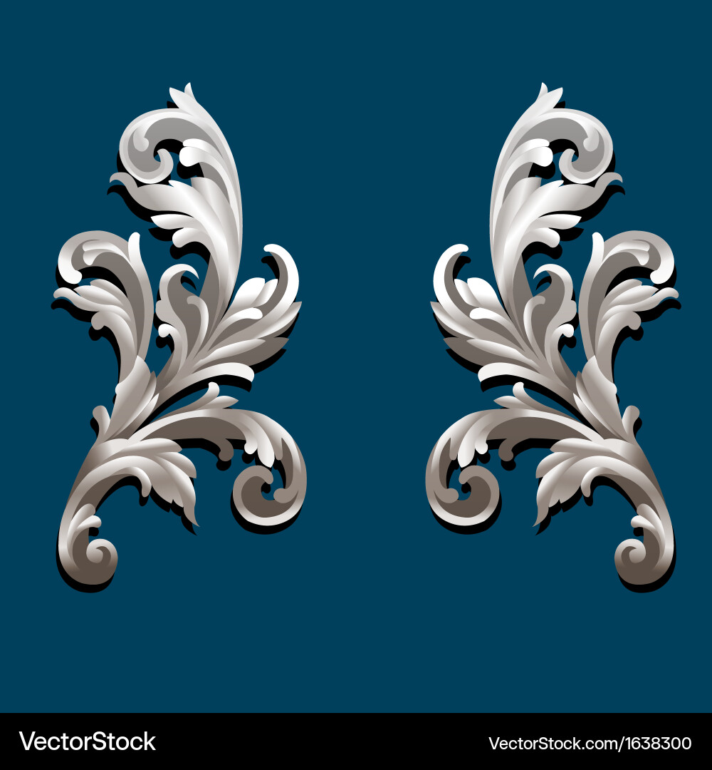 Floral vintage style Royalty Free Vector Image