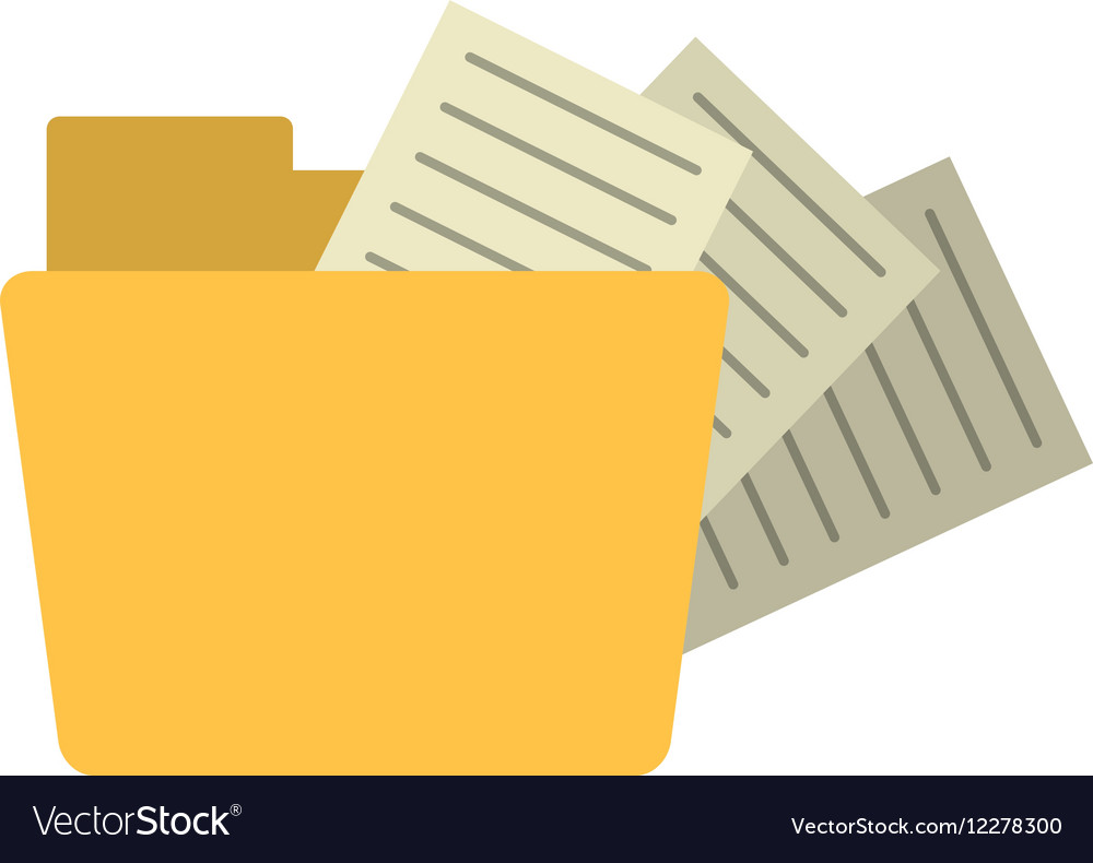 Folder file document information Royalty Free Vector Image Folder file document information Royalty Free Vector Image