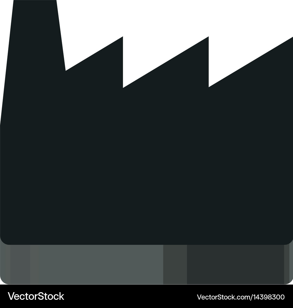 Industrial factory building Royalty Free Vector Image