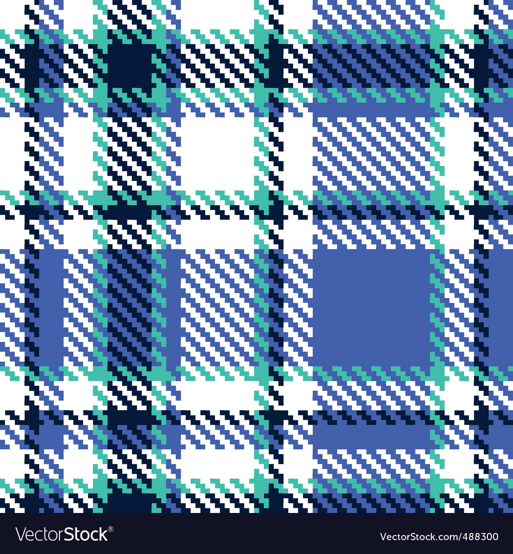 Seamless abstract checkered vector pattern Vector Image