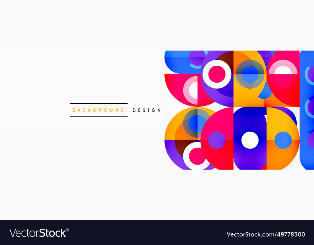 Simple circles and round elements pattern Vector Image