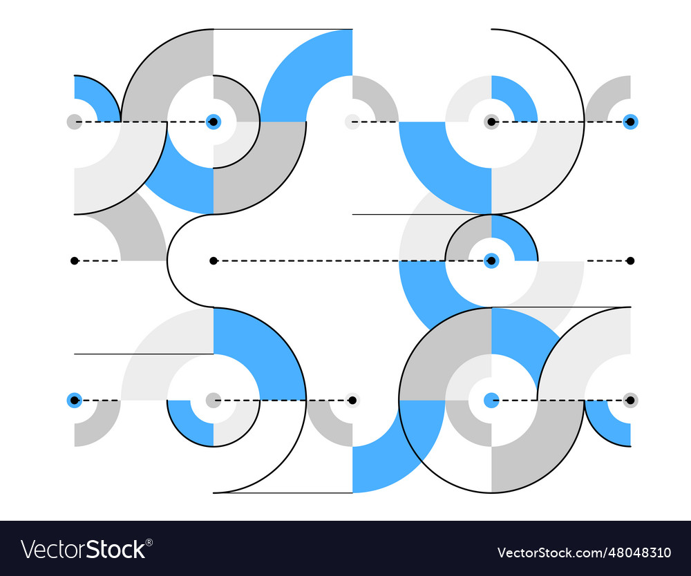 Abstract tech engineering draft background Vector Image