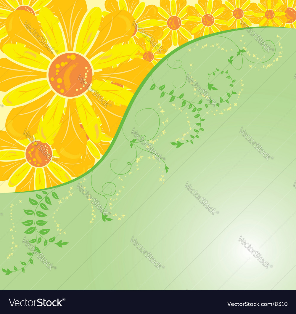 Background flower Royalty Free Vector Image - VectorStock