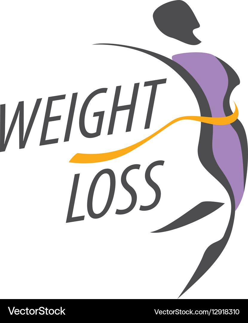 Weight loss logo Royalty Free Vector Image - VectorStock