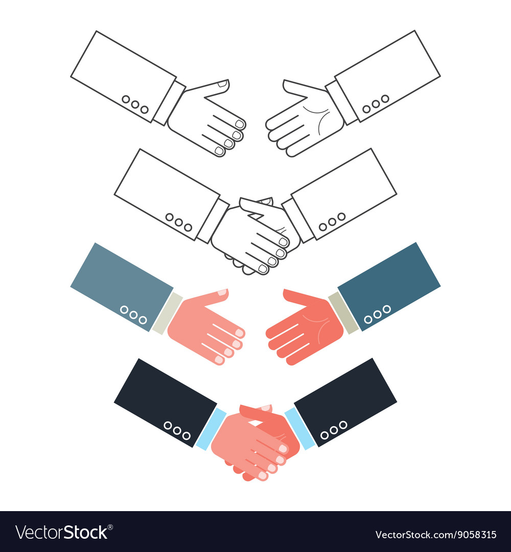 Handshake Royalty Free Vector Image - VectorStock