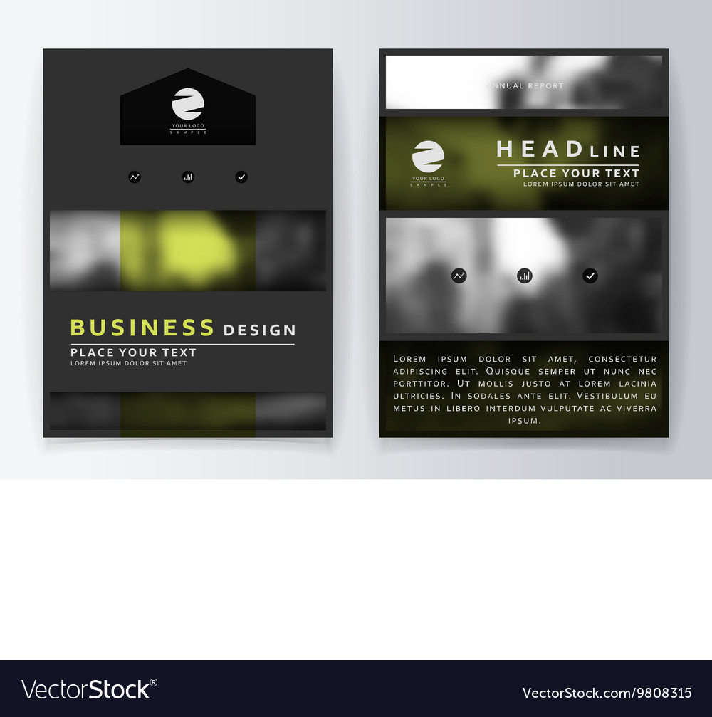 Layout design template Royalty Free Vector Image