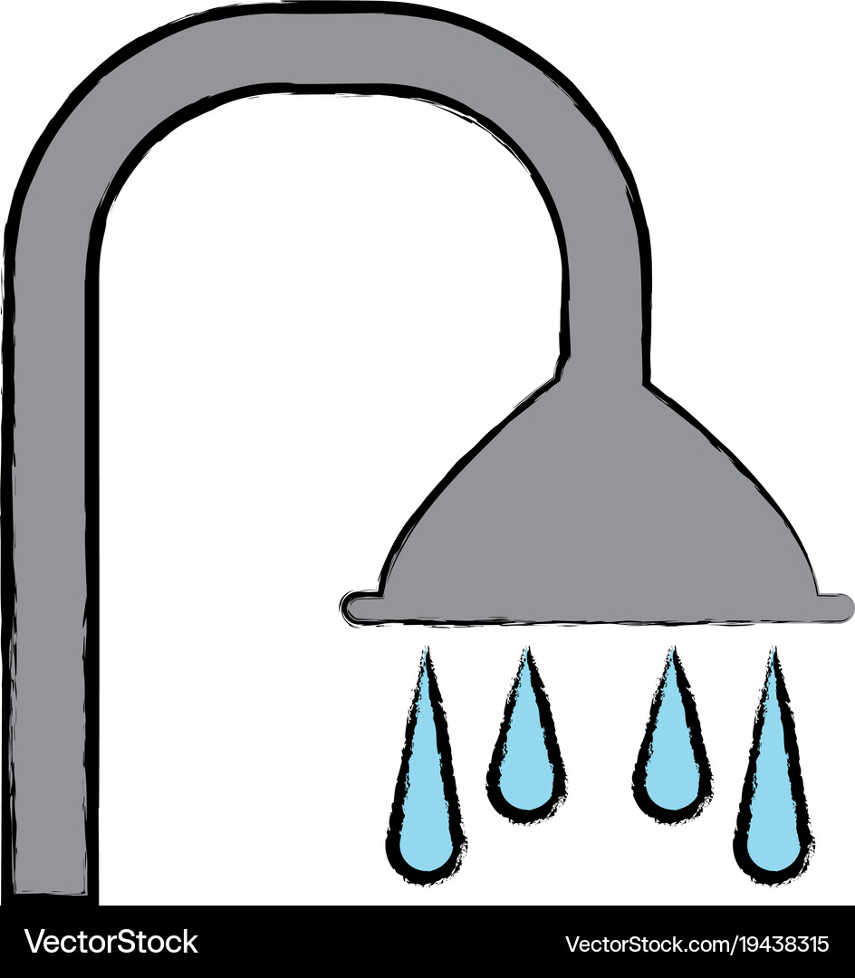 Shower faucet icon Royalty Free Vector Image - VectorStock