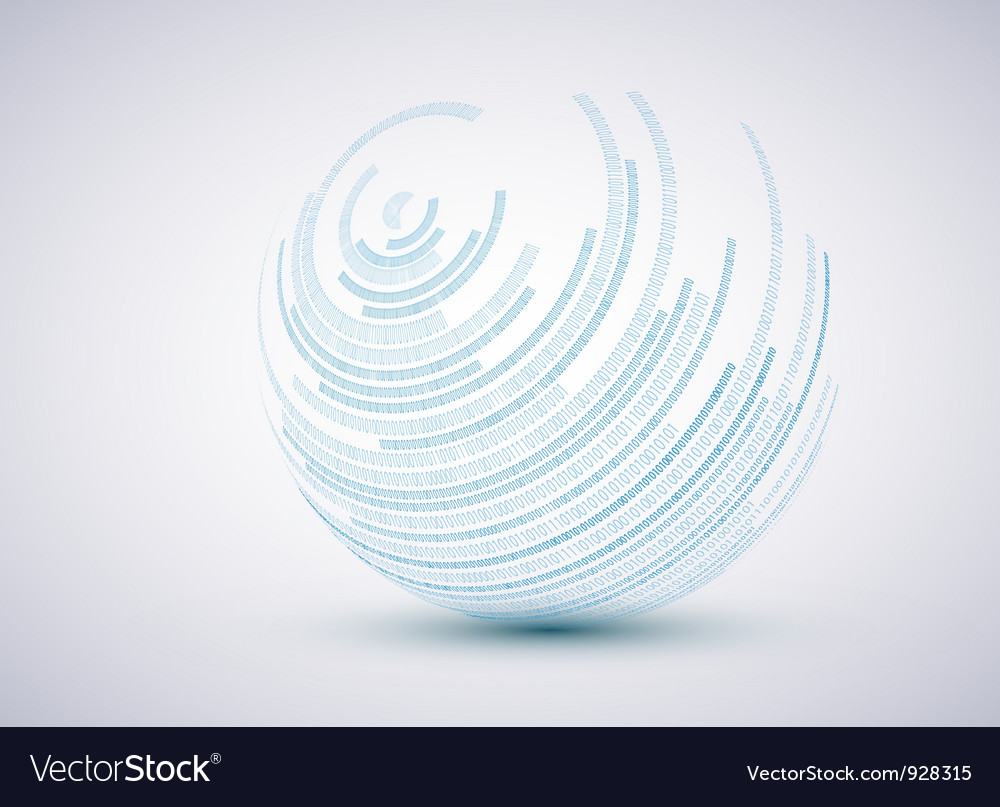 Sphere background Royalty Free Vector Image - VectorStock