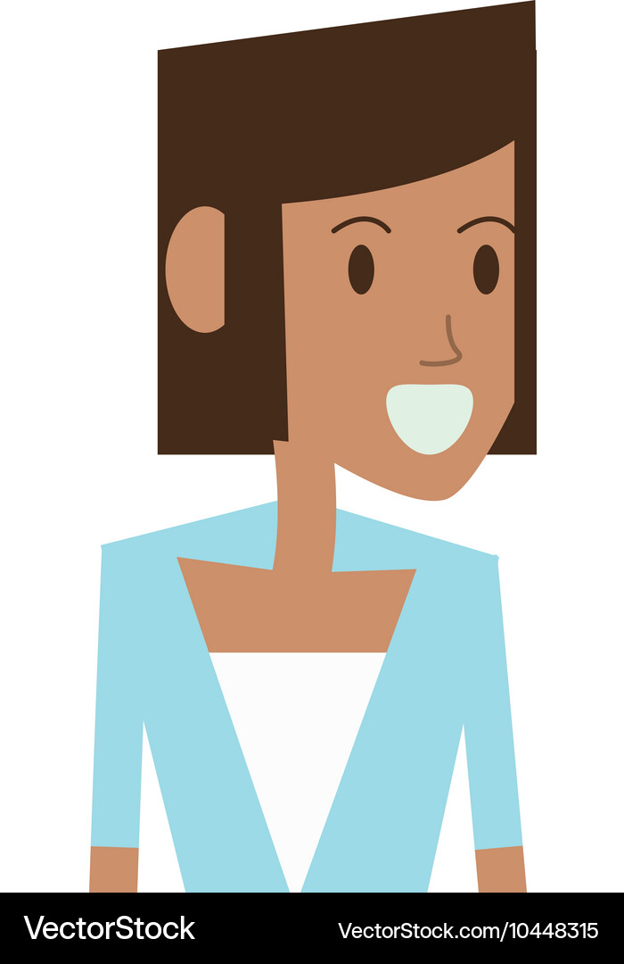 Woman character icon Royalty Free Vector Image