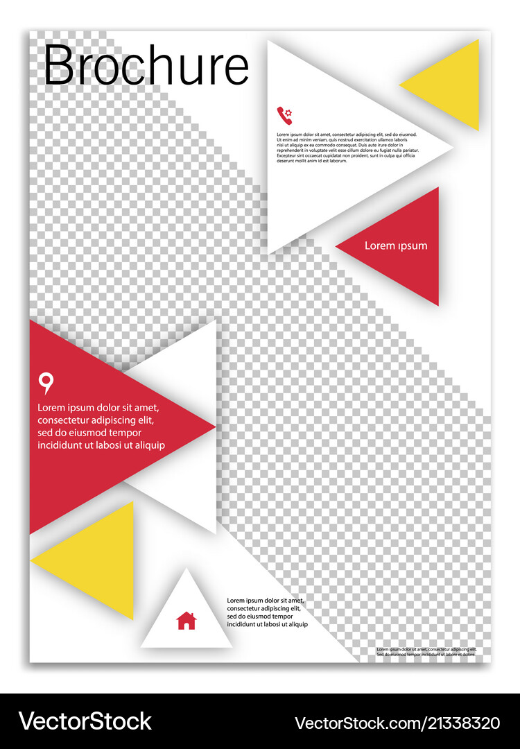Abstract business template brochure layout cover Vector Image