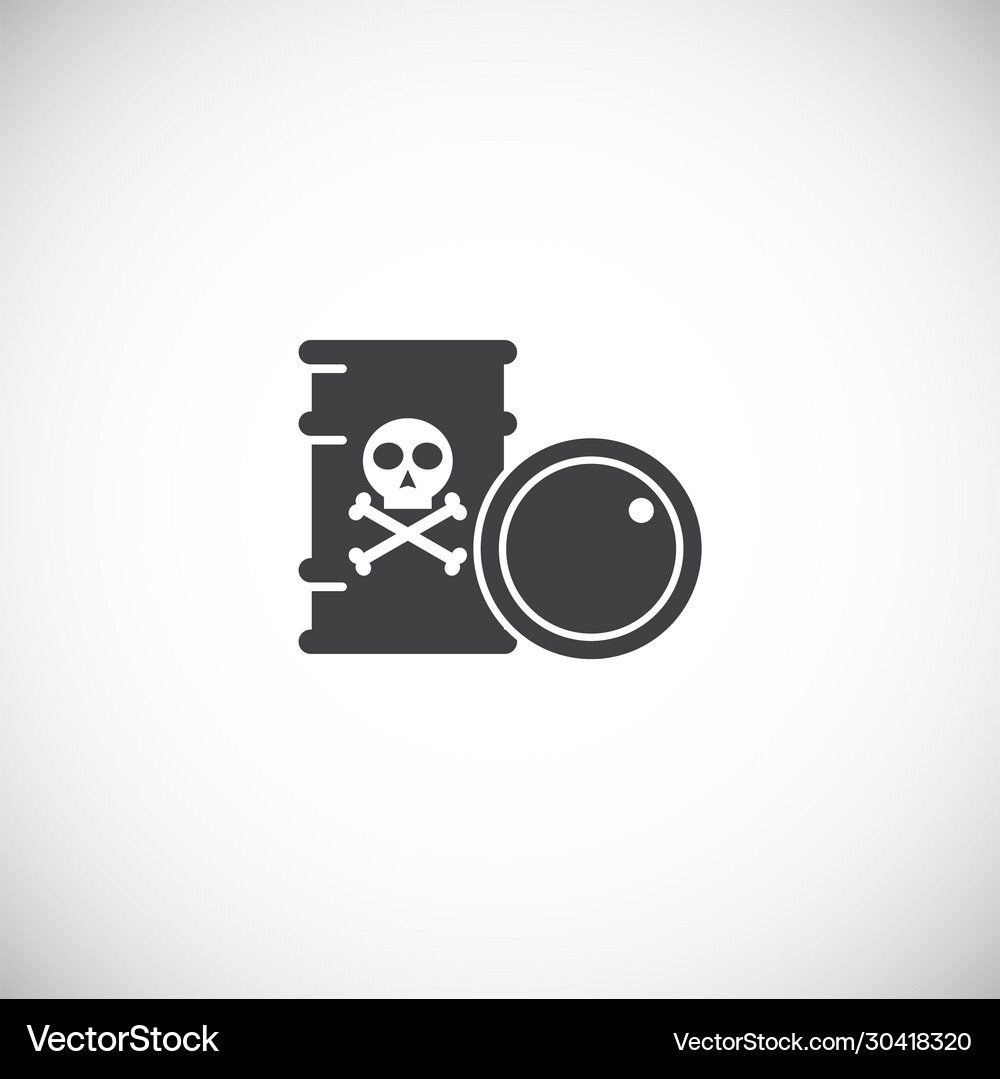 Acid related icon on background for graphic Vector Image