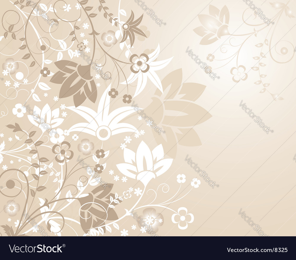 Background flower Royalty Free Vector Image - VectorStock