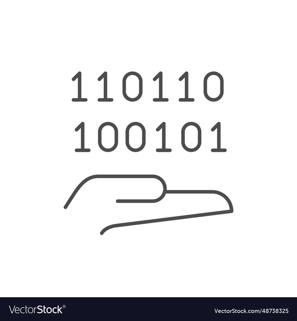 Software development line outline icon Royalty Free Vector