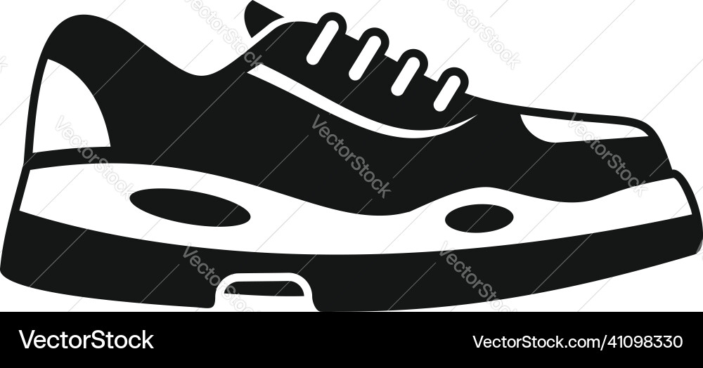 Air sneaker icon simple sport design Royalty Free Vector
