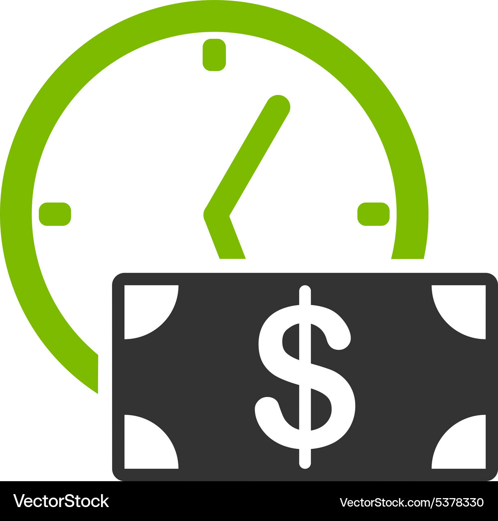 Credit icon from business bicolor set Royalty Free Vector
