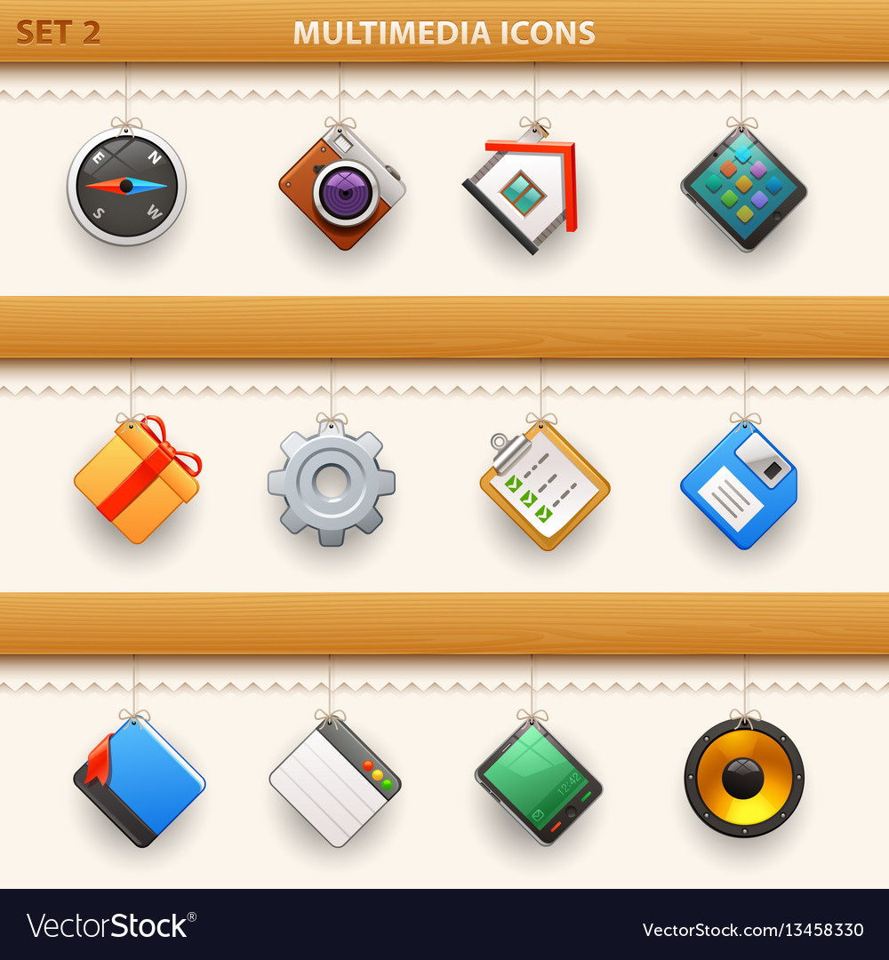 Hung icons - set 2 Royalty Free Vector Image - VectorStock Hung icons - set 2 Royalty Free Vector Image - VectorStock