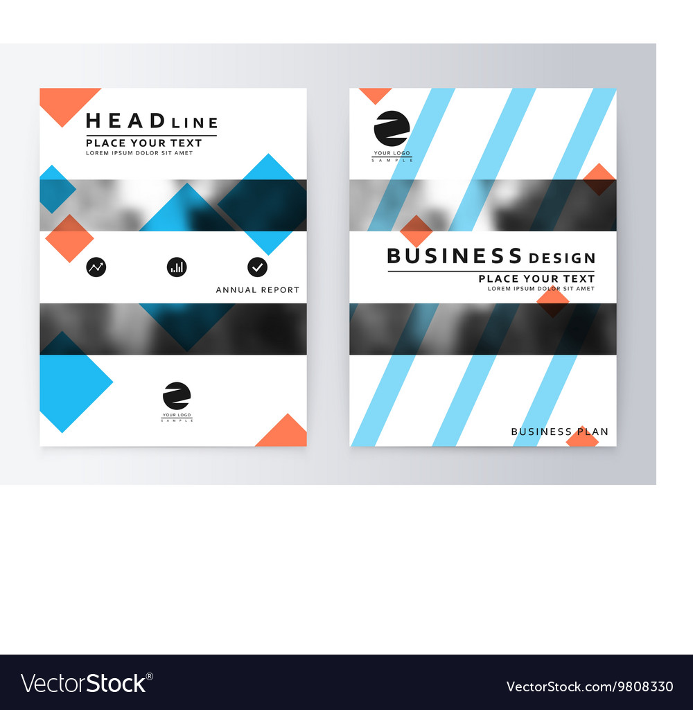 Layout design template Royalty Free Vector Image