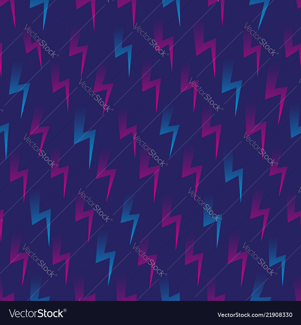 Thunder icon seamless pattern Royalty Free Vector Image