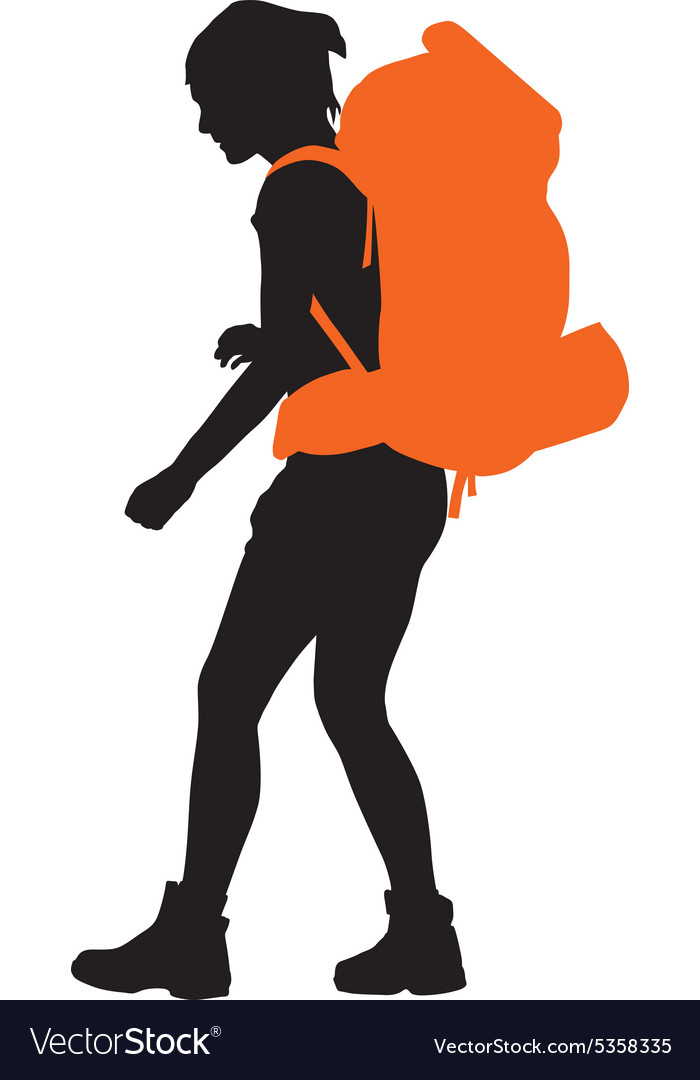 Backpacker Royalty Free Vector Image - VectorStock