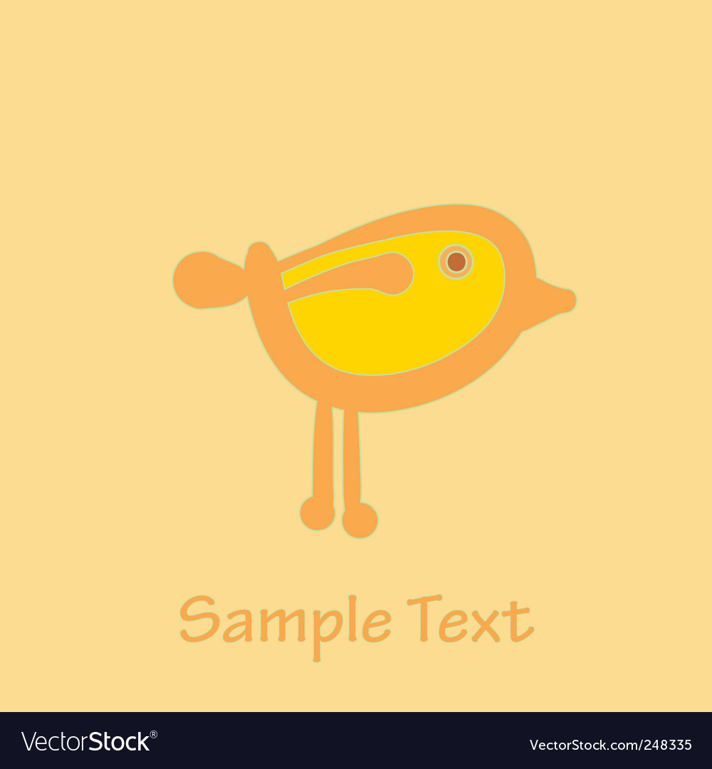 Bird Royalty Free Vector Image - VectorStock