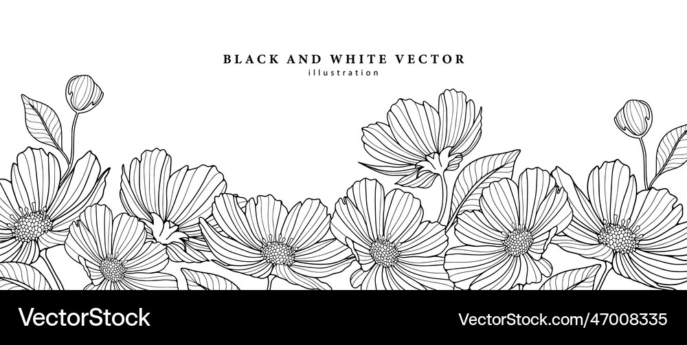 Elegant Floral Branch Royalty Free Vector Image