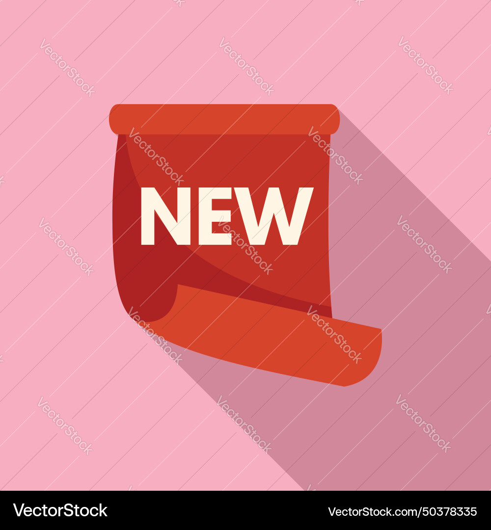 New value sale icon flat future cheap Royalty Free Vector