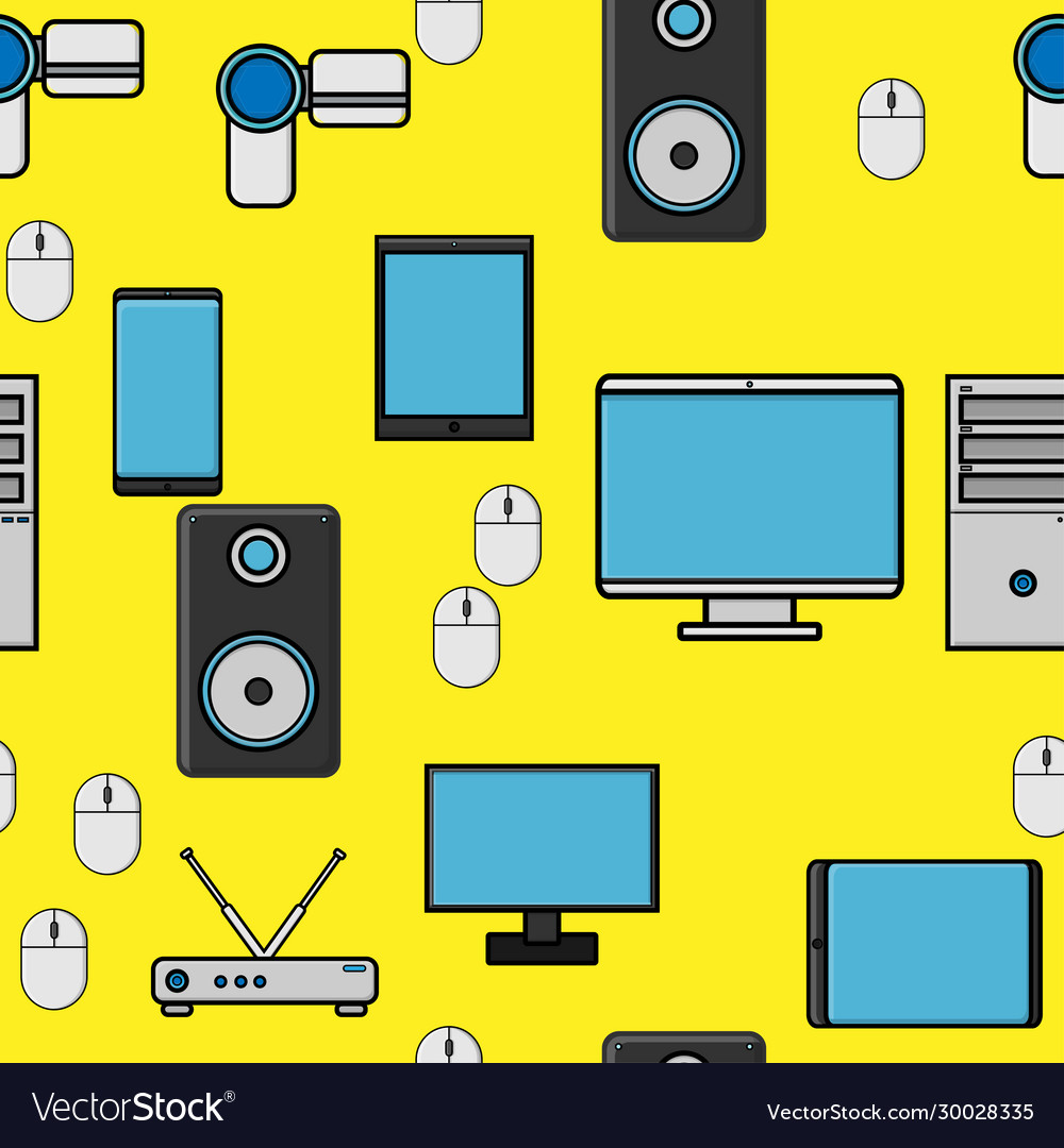 Seamless pattern texture from modern digital Vector Image