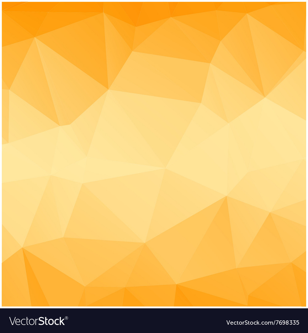 Yellow poly Royalty Free Vector Image - VectorStock